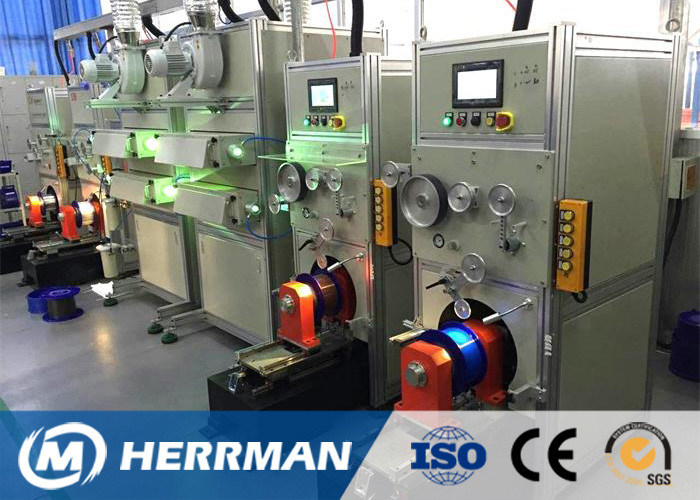 Double Layer Optical Fiber Rewinder With Coloring Function , Optical ...