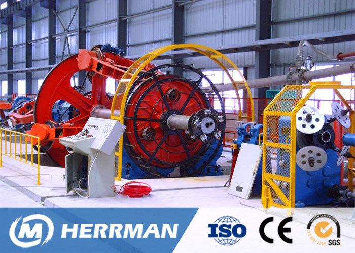 High Speed Cage Type Pvc Wire Manufacturing Machine , Cable Laying Up ...