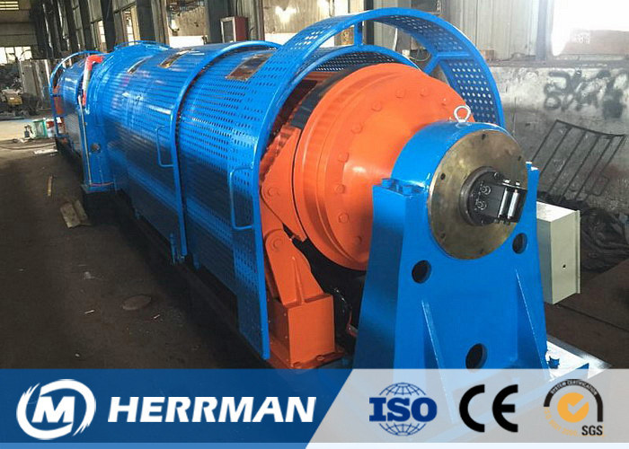 500r / Min Tubular Stranding Machine , Copper Cable Manufacturing Machines