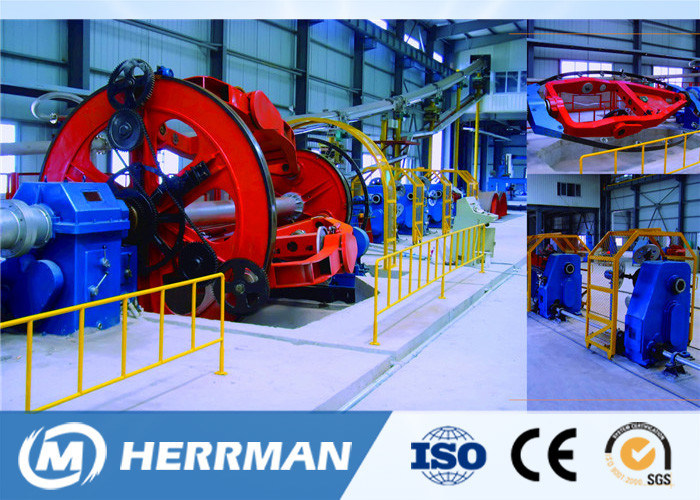 Cable Core Lay Up Machine For Telephone Cable Round / Sector Shapes