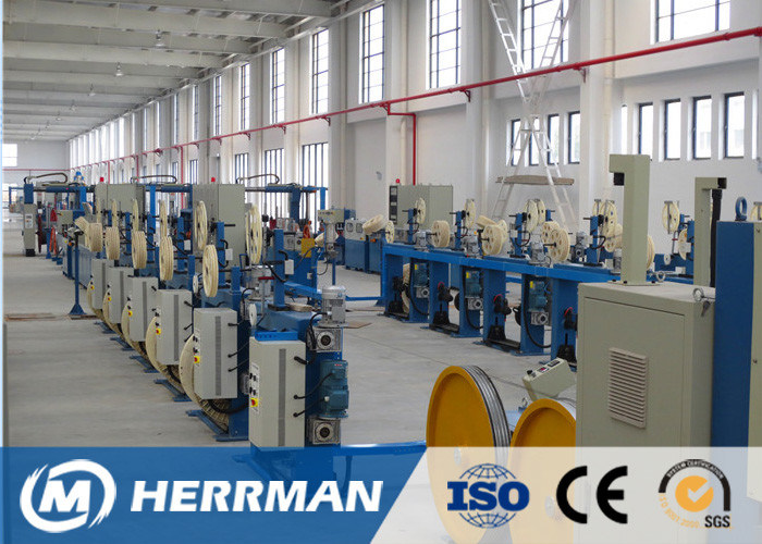2000rpm Sz Stranding Machine , Oil - Filled Optic Fiber Production Line ...