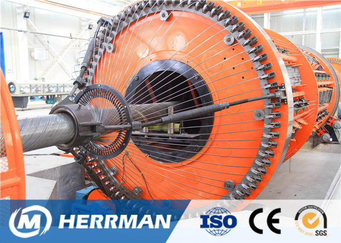 Reinforced Flat Wire Rigid Armouring Machine Of Submarine Flexible Pipe ...