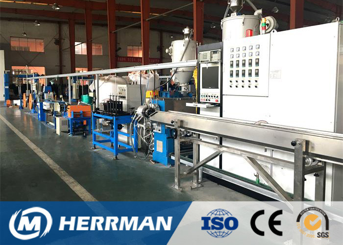 High Performance Fiber Optic Cable Sheathing Line / Cable Coating ...