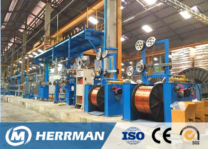 FEP / PFA / ETFE Teflon Cable Extrusion Line High Speed For Fire Resistance