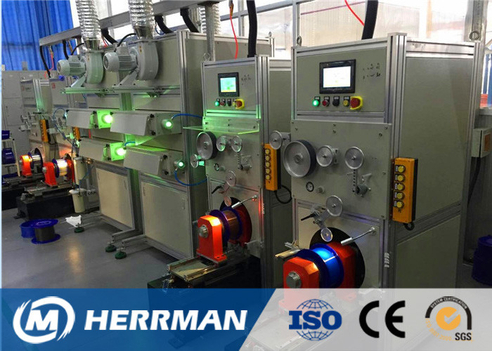 Horizontal Type Fiber Optic Cable Production Line For Coloring And ...