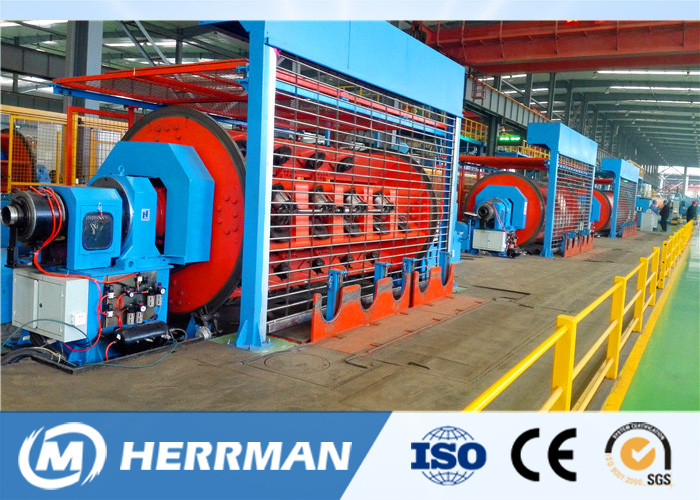 Armoring Tubular Wire Cable Stranding Machine Pneumatic Tension Control