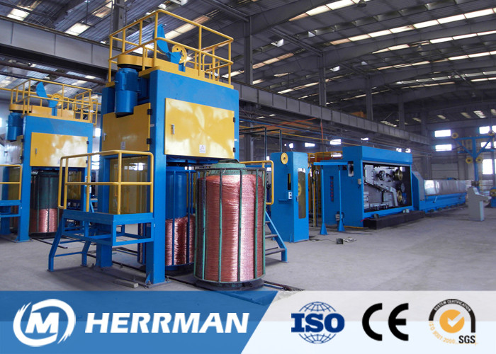 High Speed Copper Rod Breakdown Machine With Continuous Annealing