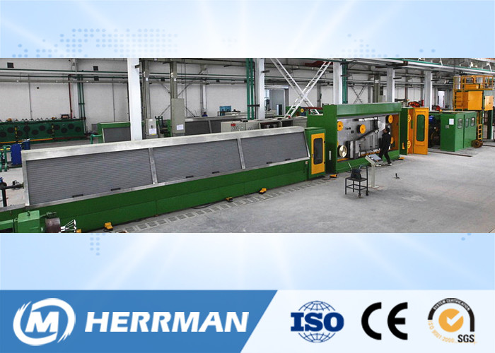 Copper Rod Drawing Machine with Continuous Annealing and Double Spooler