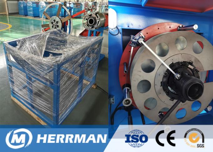 1200RPM Continuous Interlock Cable Armoring Machine For Al Alloy Cable